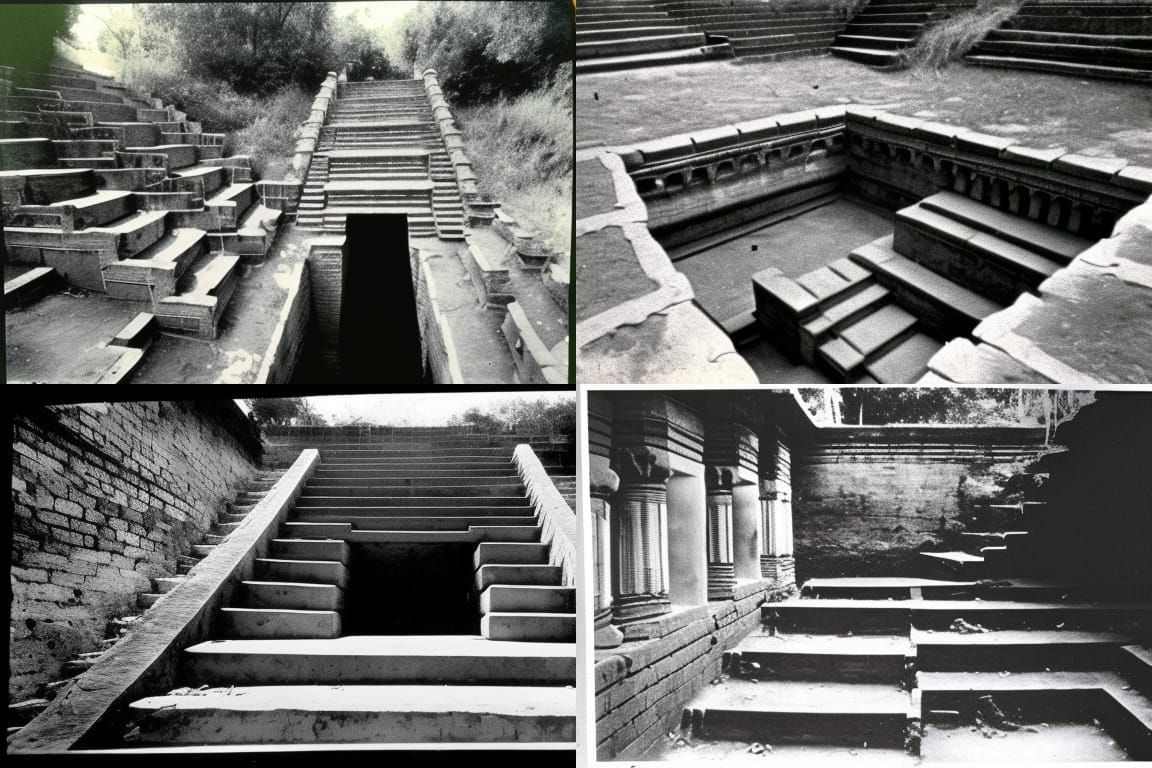 1970s Photo of a haunted stepwell - AI Generated Artwork - NightCafe ...