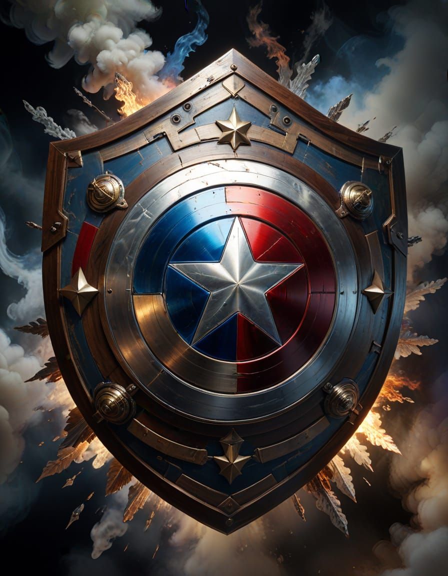 Captain America reinforced shield - Captain America reinforc...