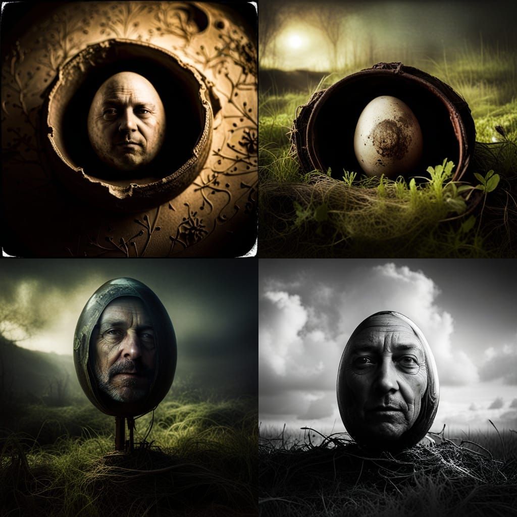 Decorated eggs Nightmares & Dreamscapes - AI Generated Artwork ...