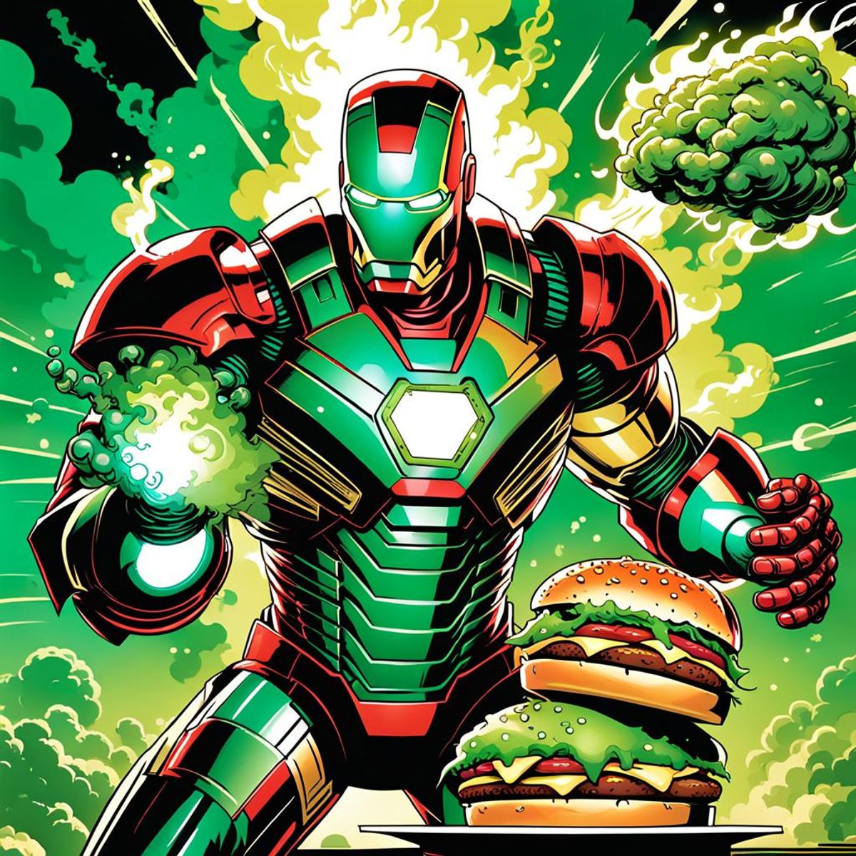 Iron Man Farting - AI Generated Artwork - NightCafe Creator