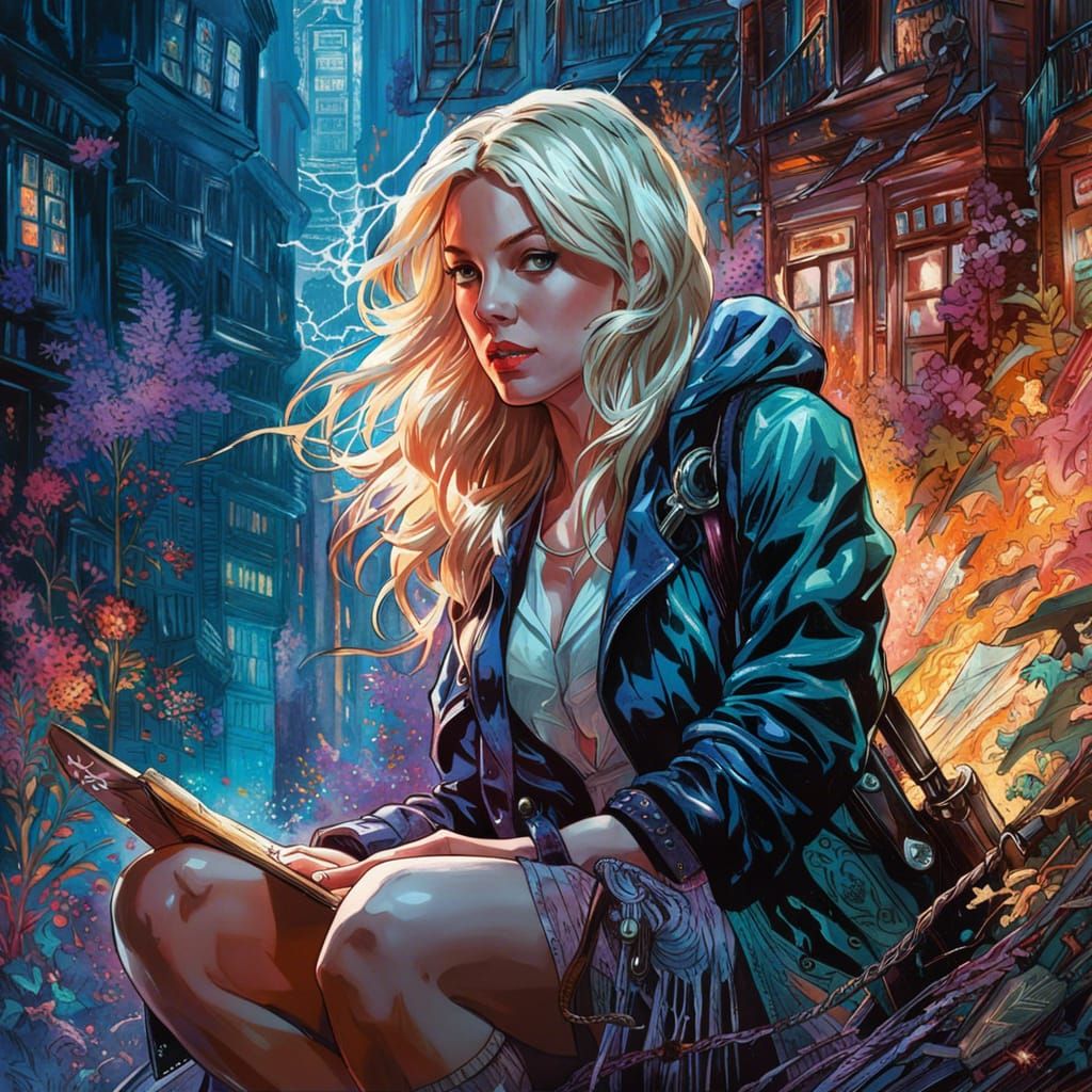Gwen Stacy - AI Generated Artwork - NightCafe Creator