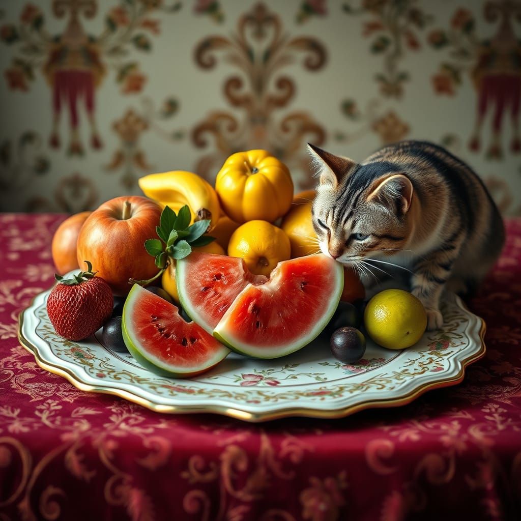 still life with a cat - still life with a cat