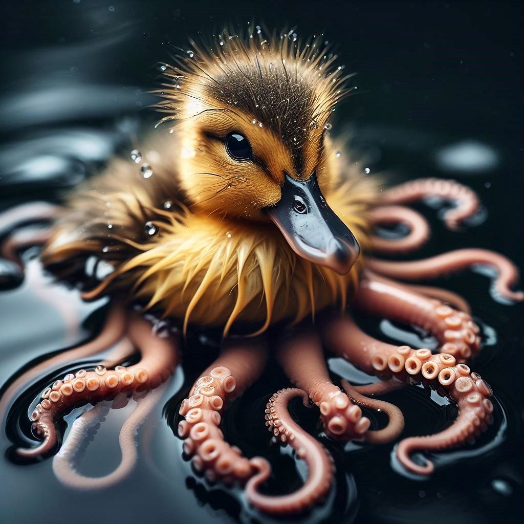 Mutant Duckling - AI Generated Artwork - NightCafe Creator