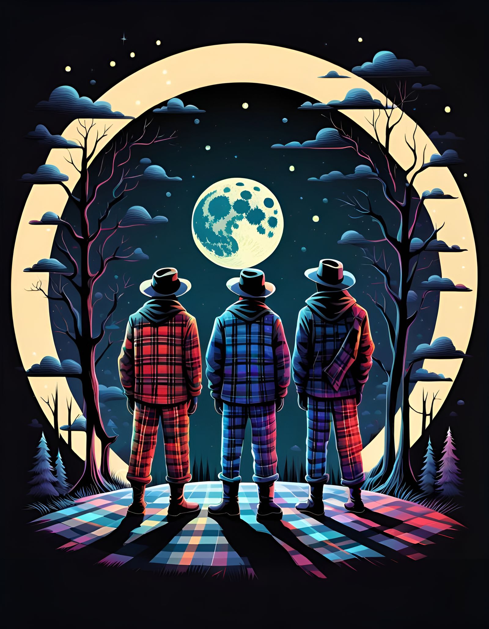 Peculiar Plaid … - AI Generated Artwork - NightCafe Creator