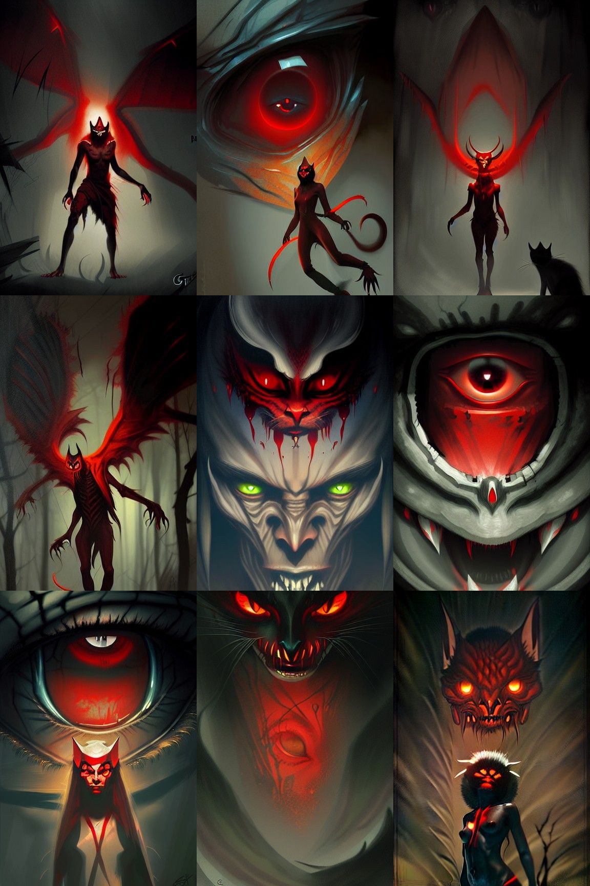 Demons - AI Generated Artwork - NightCafe Creator