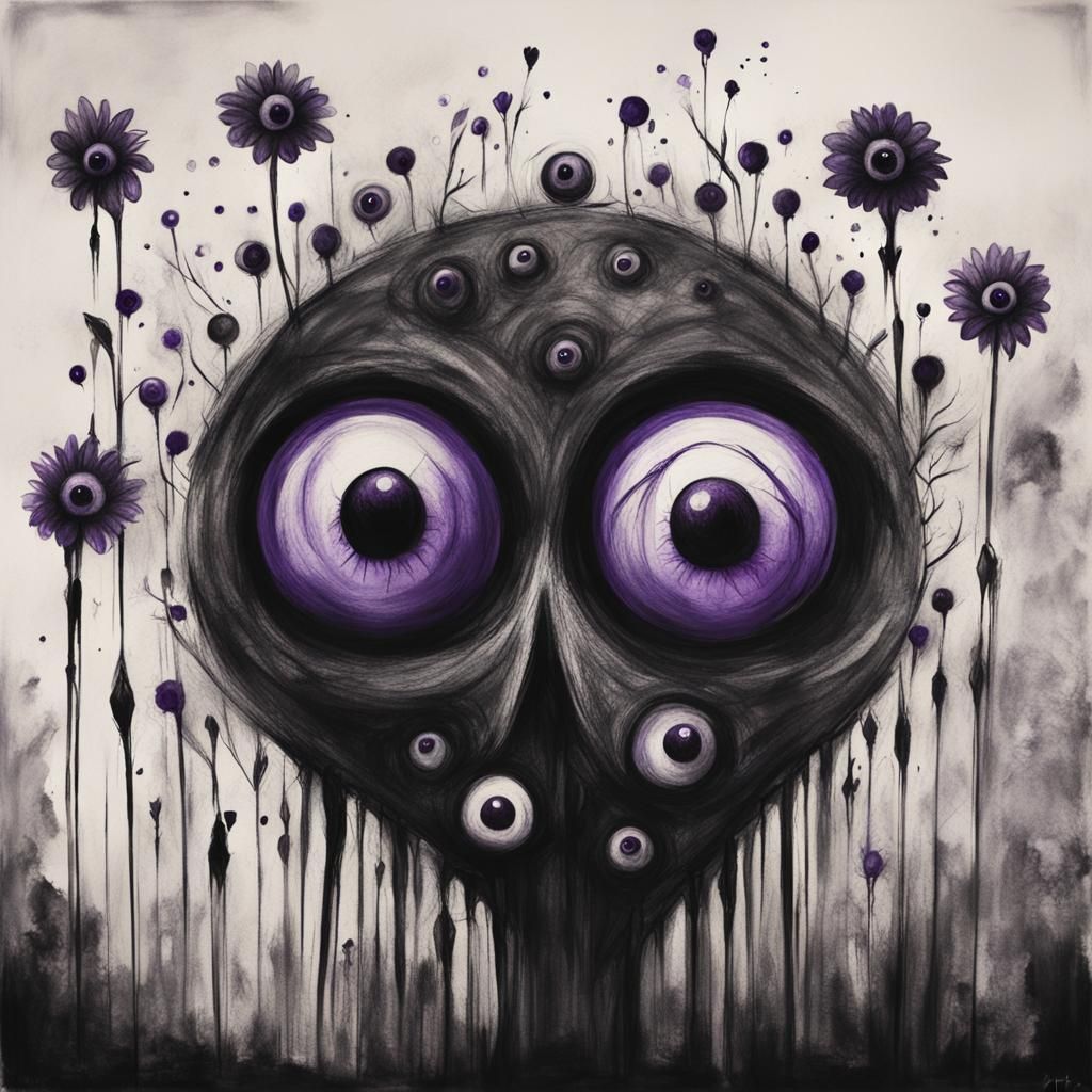 Scary flowers, idea autor in description, open prompt 🙂 - AI Generated ...