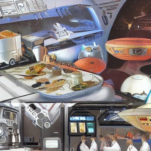 16k resolution, art by George Lucas, Star Wars themed food truck ...