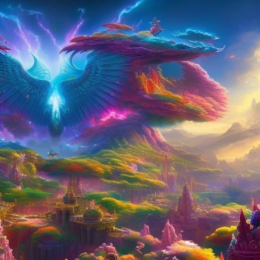 Fantasy realm - AI Generated Artwork - NightCafe Creator