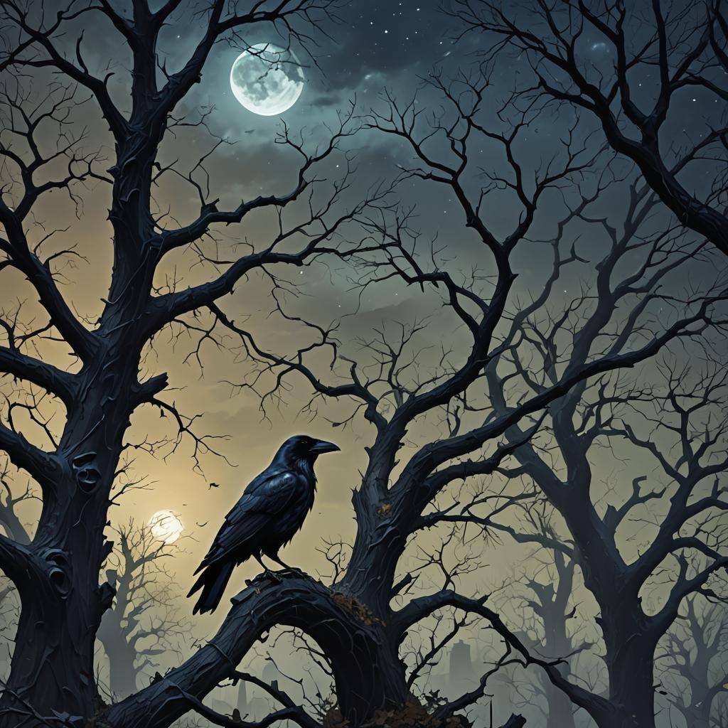 Raven #1 - AI Generated Artwork - NightCafe Creator