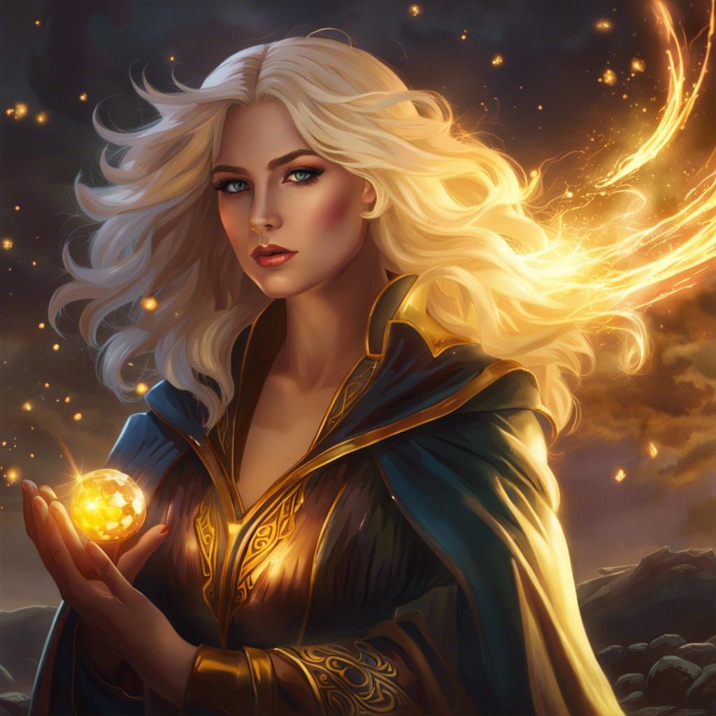 A young sorceress - AI Generated Artwork - NightCafe Creator