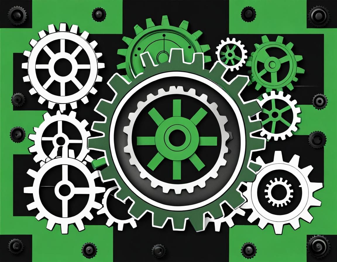 Cog Pattern - AI Generated Artwork - NightCafe Creator