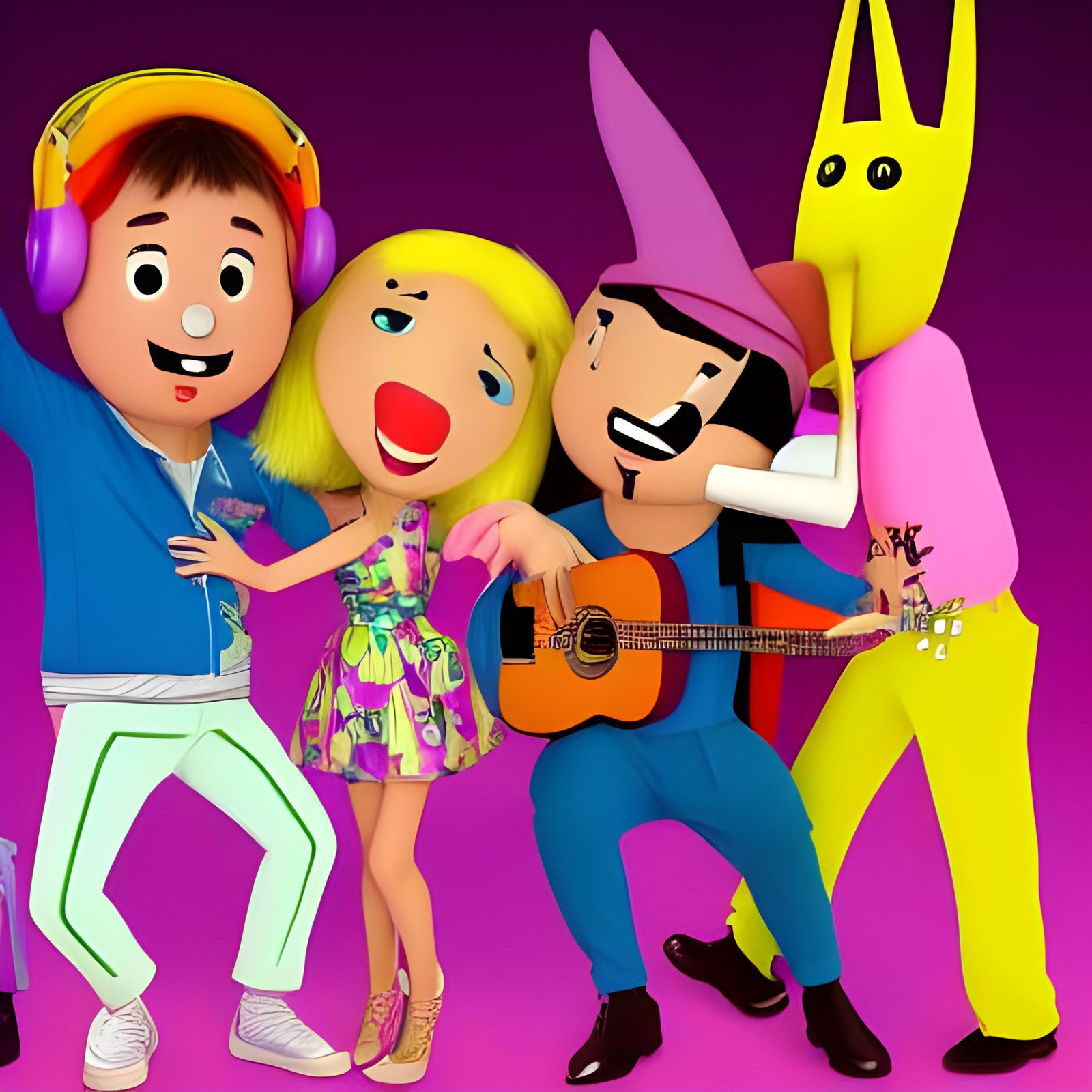 Hey everyone, the Super Music Friends show is about to come on! - AI ...