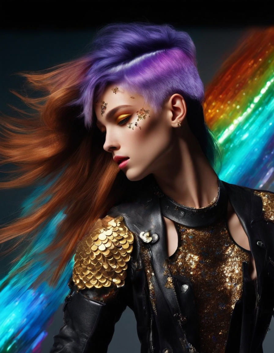 Bright rich makeup. - Bright rich makeup.