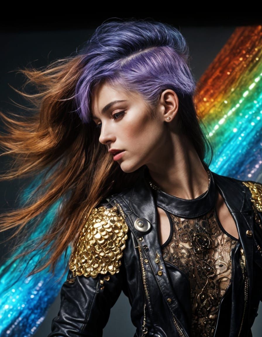 Bright rich makeup. - Bright rich makeup.