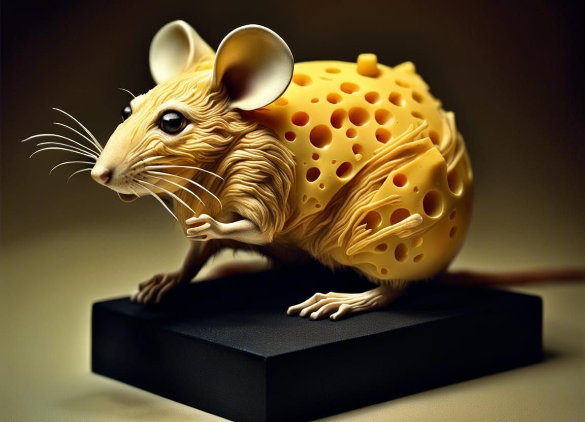 Cheese mouse - AI Generated Artwork - NightCafe Creator
