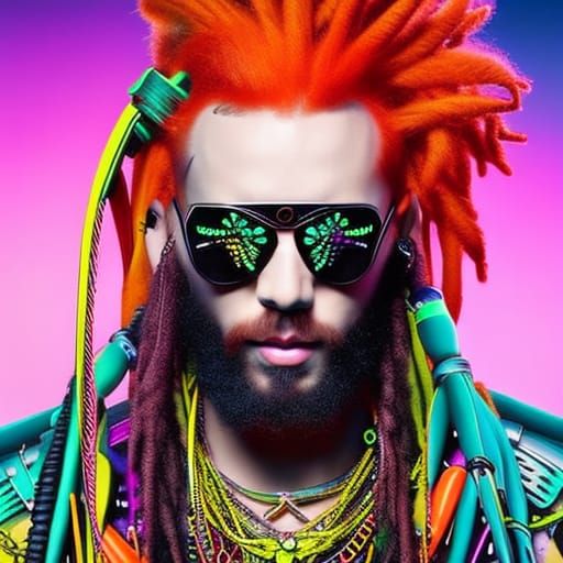 Cyber raver 23 - AI Generated Artwork - NightCafe Creator