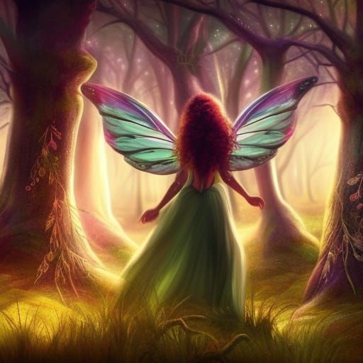Forest Fairy - AI Generated Artwork - NightCafe Creator