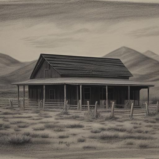 old west cattle ranch