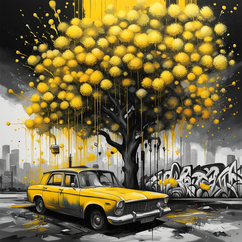 URBAN YELLOW! - AI Generated Artwork - NightCafe Creator