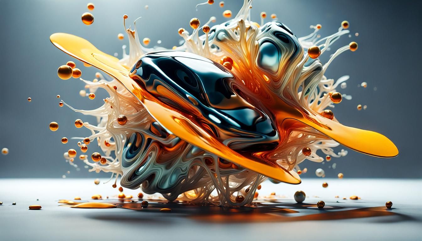 Macro hyper realistic photography, short frame, acetate render, organic ...