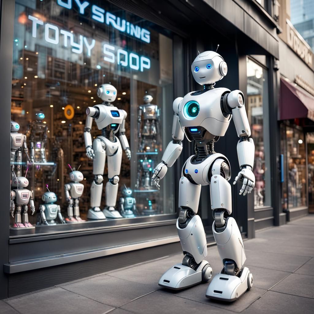 Robotics - Toy Shop - 29 - AI Generated Artwork - NightCafe Creator