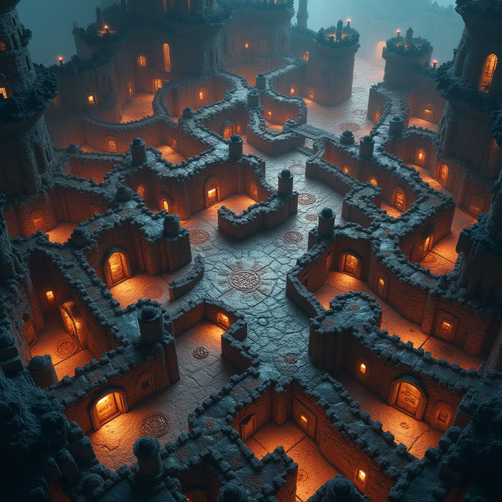 15 room dungeon - Escaping the Mystical Labyrinth: 15-Chambe...