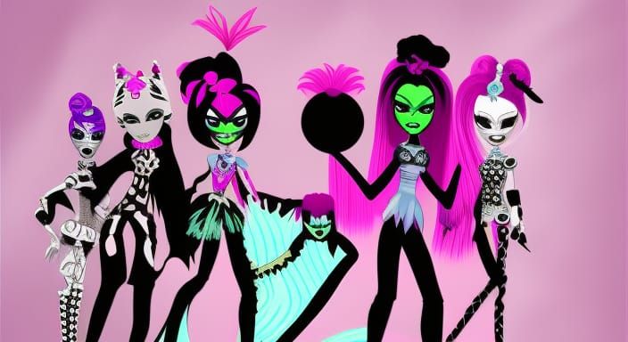 Monster High character 9957 - AI Generated Artwork - NightCafe Creator