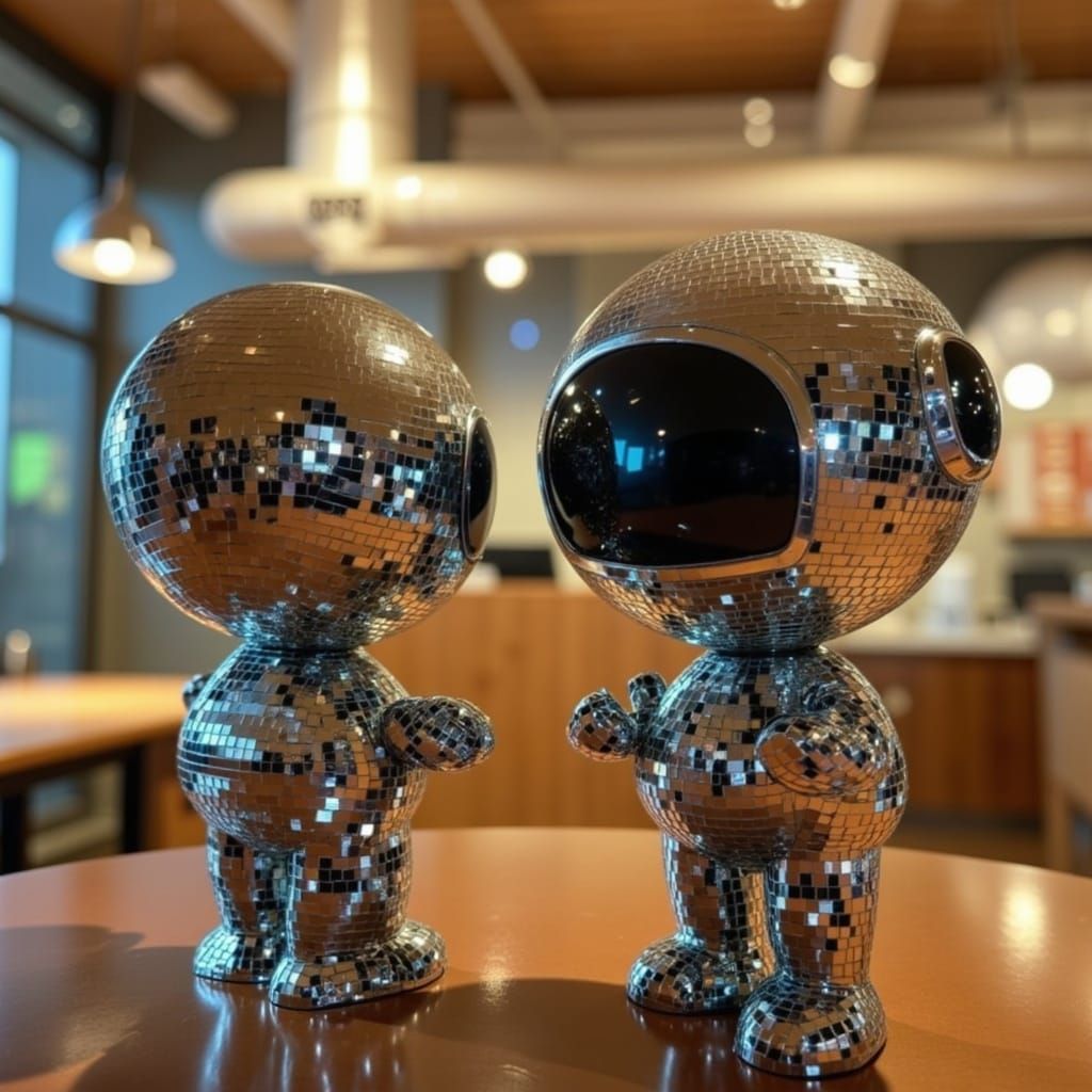 Disco ball-bots