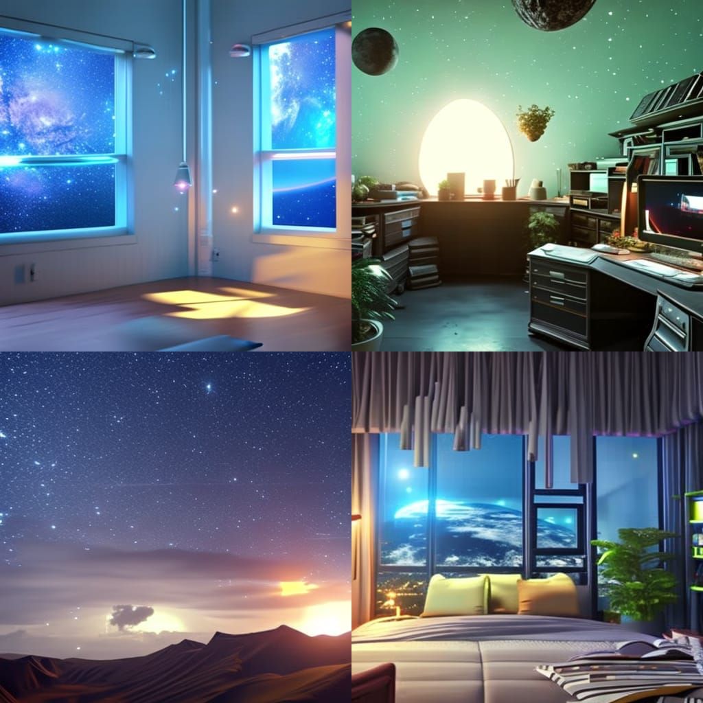 Windows cosmic - AI Generated Artwork - NightCafe Creator