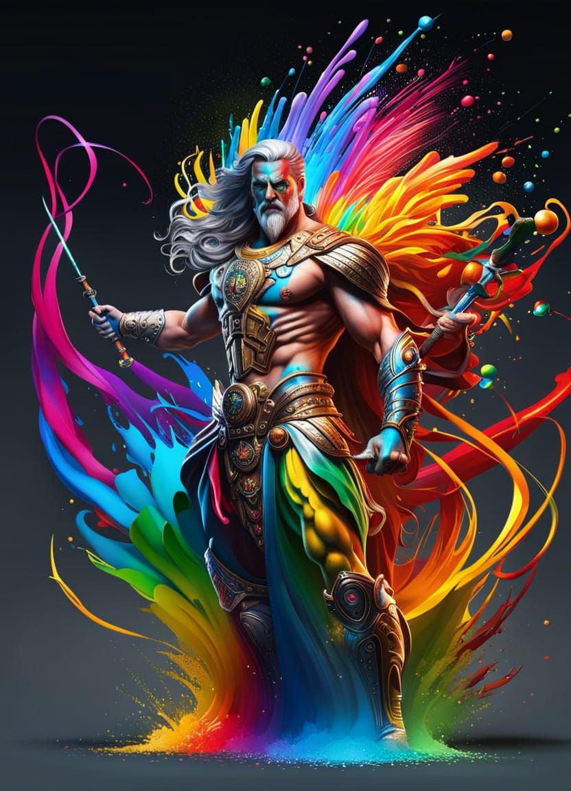 Full body action pose wizard warrior holding staff, wizard warrior ...