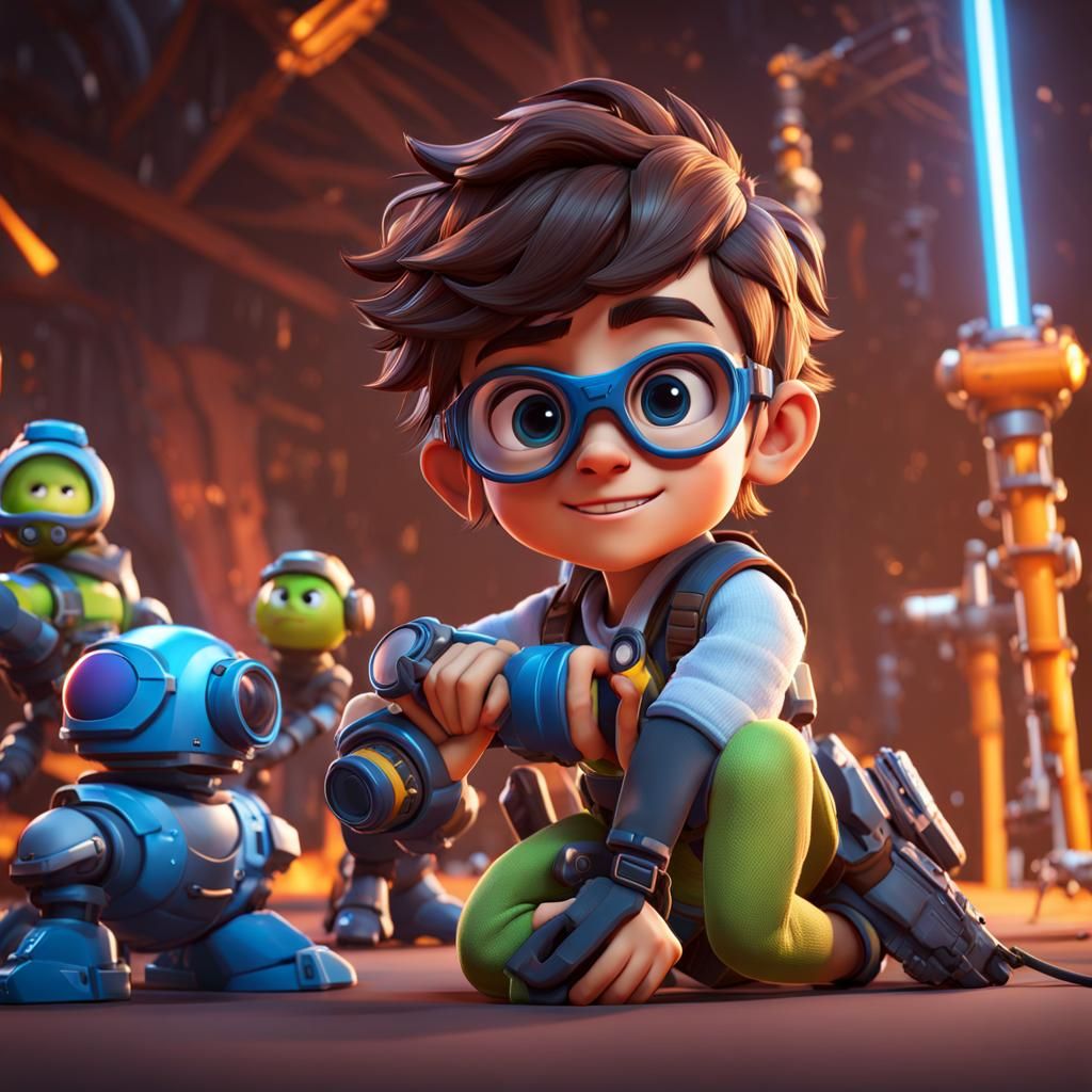 A game character, boy, concept art, - AI Generated Artwork - NightCafe ...