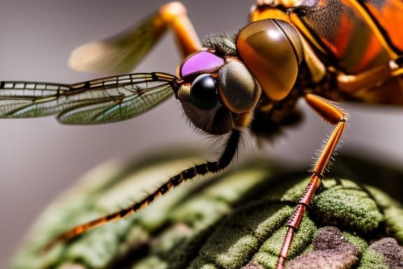 Macro insect photograph. - AI Generated Artwork - NightCafe Creator