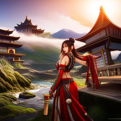 The Oneechanbara 2 - AI Generated Artwork - NightCafe Creator