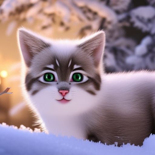 Here, kitty, kitty, kitty - AI Generated Artwork - NightCafe Creator