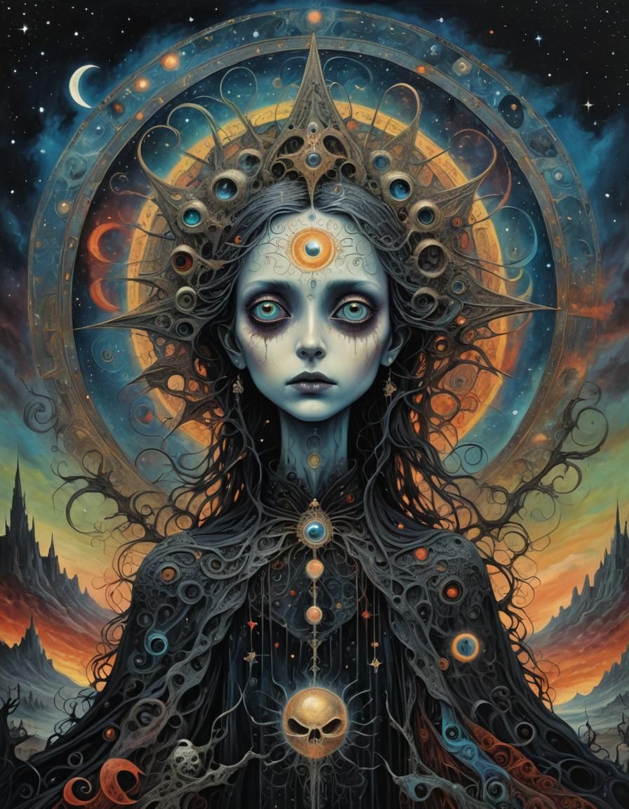 "Visions of Hell through the eyes of a angelic being" - AI Generated ...