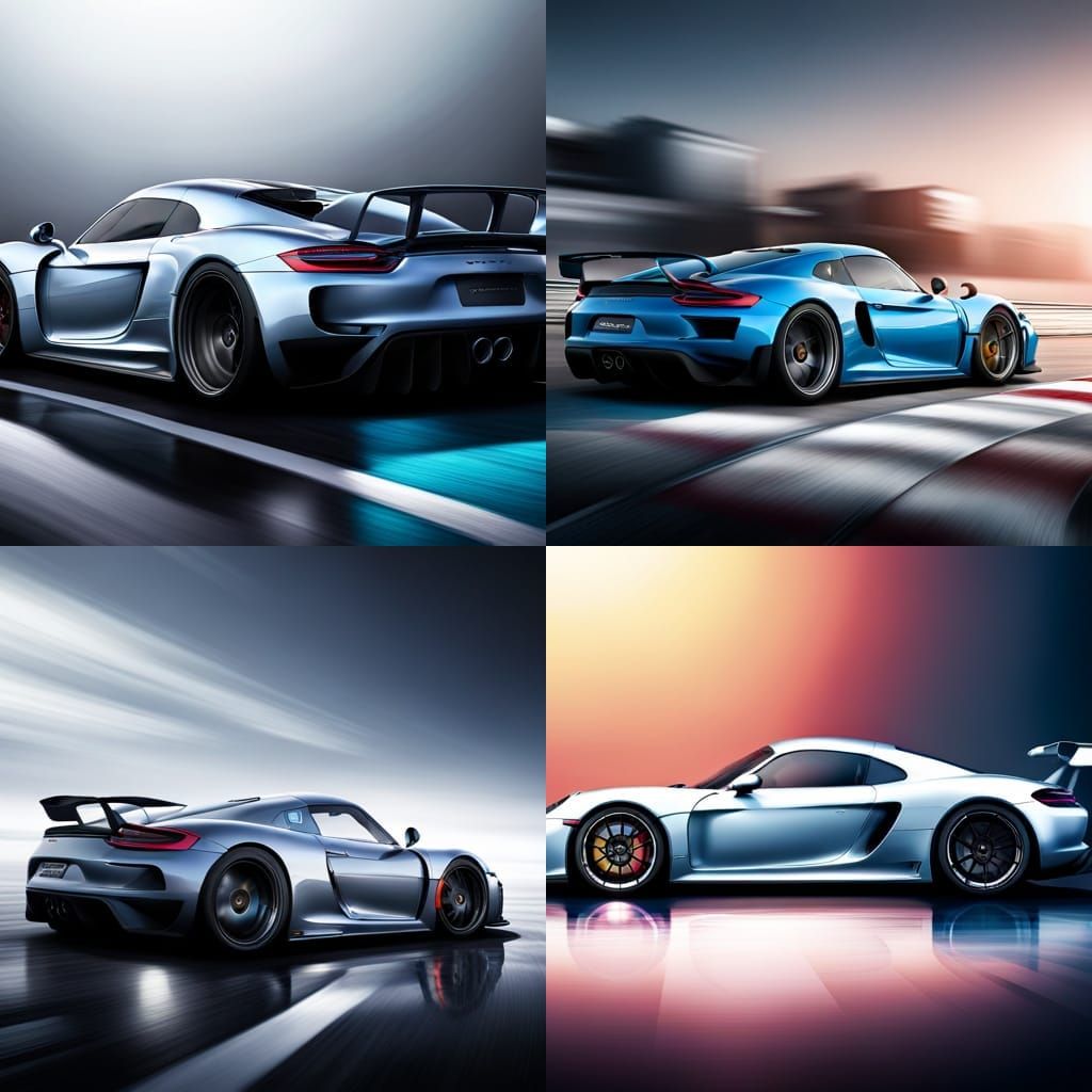 Porsche Carrera GT1, widebody, side skirts, rear spoiler, high quality ...