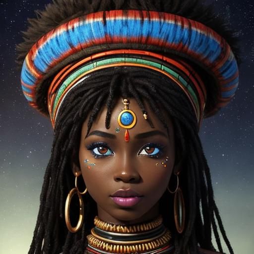 African girl - AI Generated Artwork - NightCafe Creator