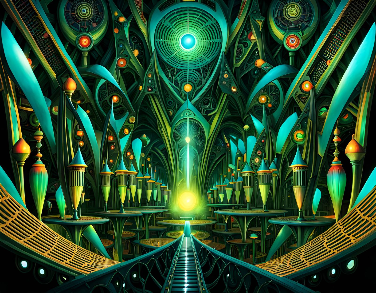 The Machine Elves #3 - AI Generated Artwork - NightCafe Creator