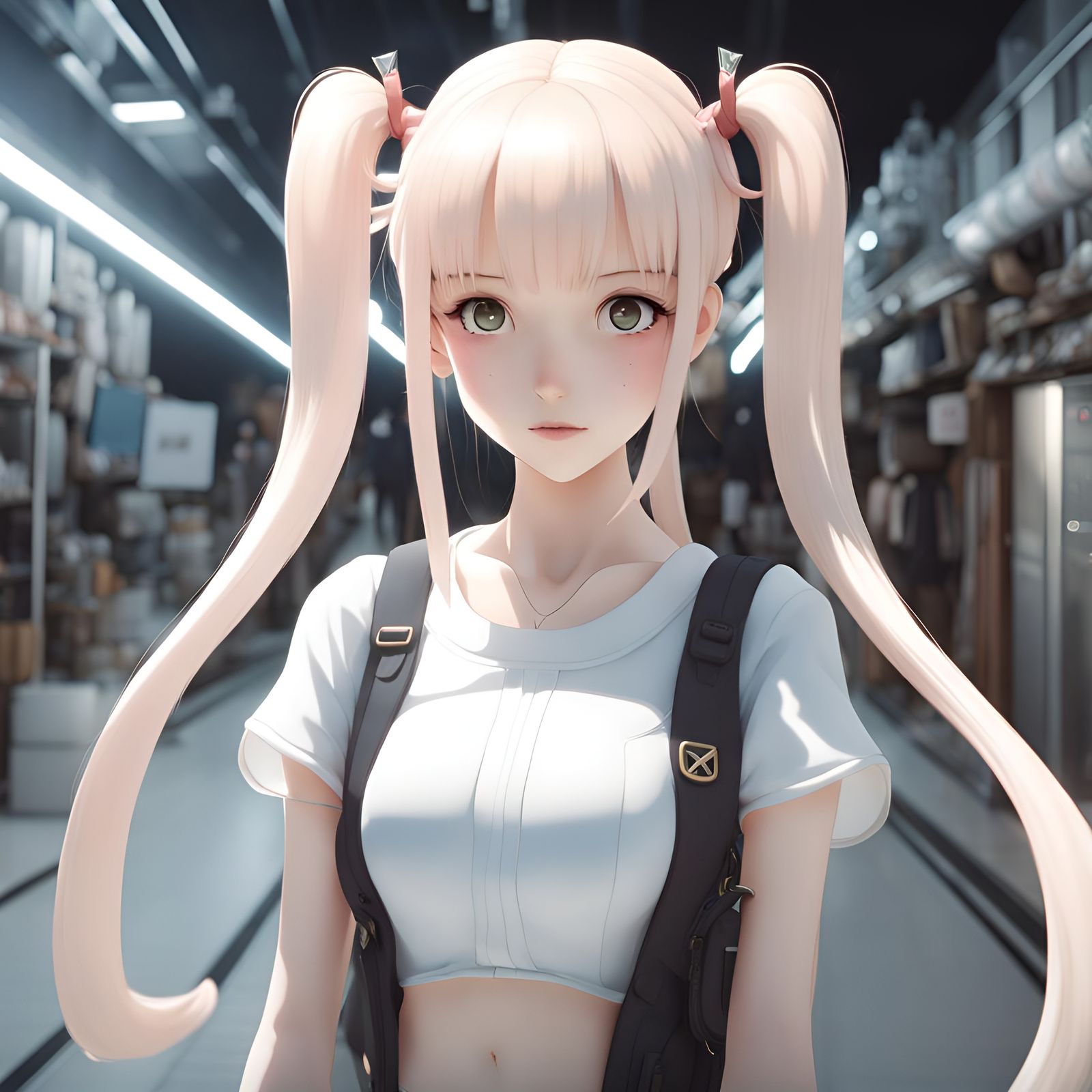 Semi-Realistic Anime Girl - AI Generated Artwork - NightCafe Creator