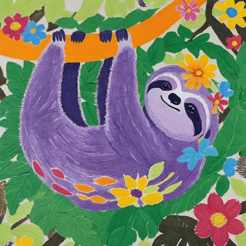 Sloth Art - AI Generated Artwork - NightCafe Creator