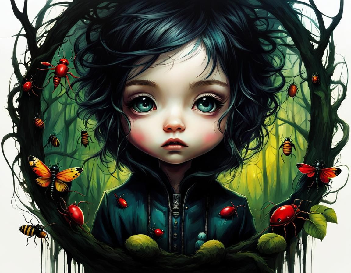 Bold colors beautiful chibi baby: mix of styles by Nicola Samori ...