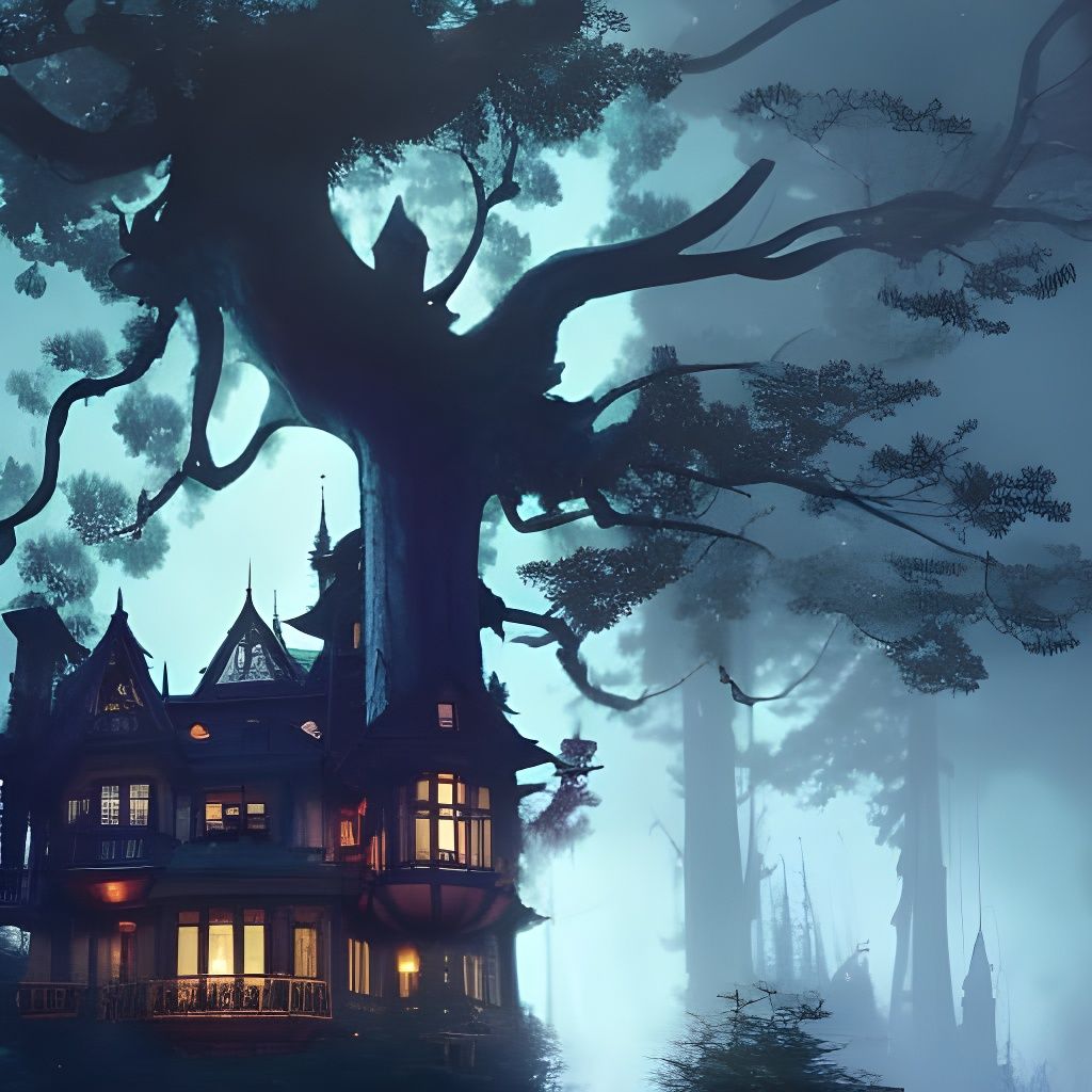 Excuse me waiter, there is a tree in my house - AI Generated Artwork ...