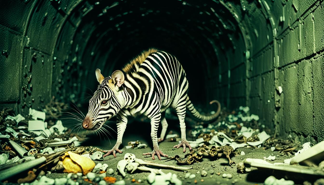 Zebra rat - AI Generated Artwork - NightCafe Creator