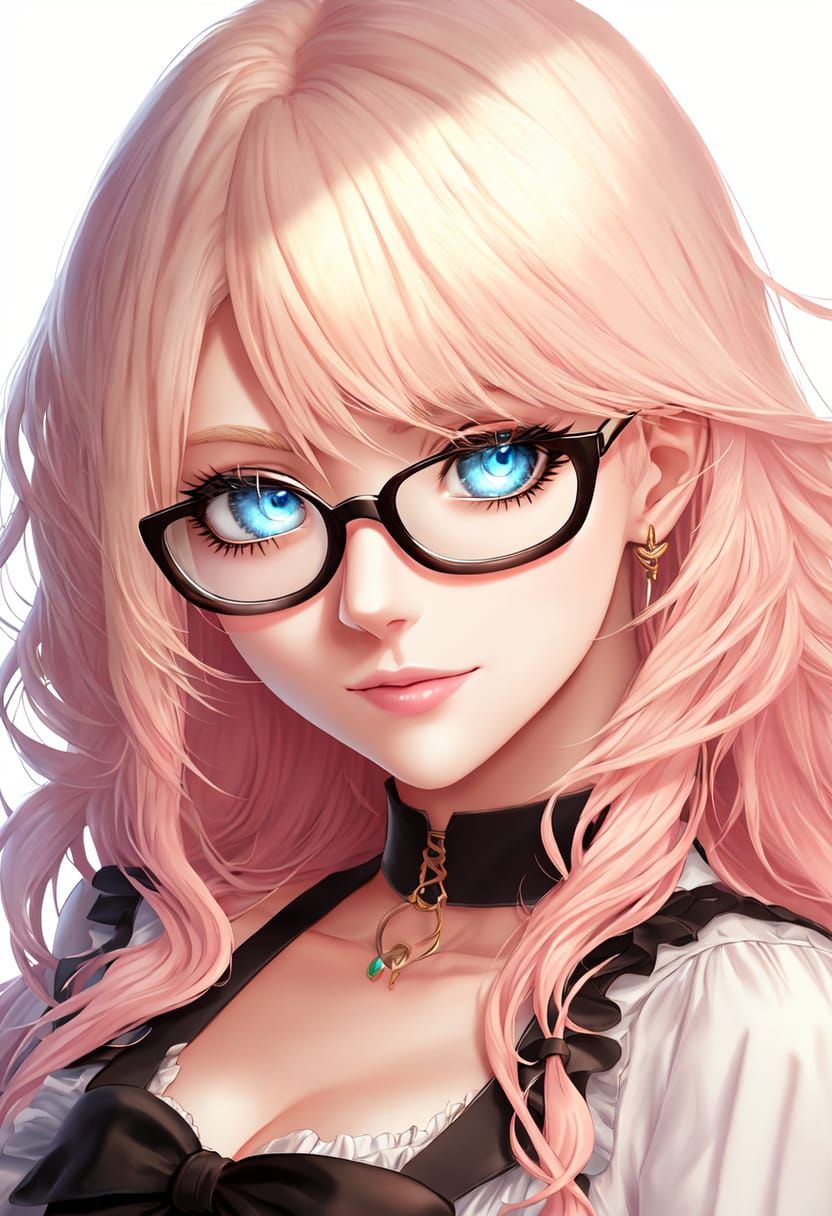 Aurora Beautiful Woman Closeup Blonde To Pink Ombre 12 Ai Generated Artwork Nightcafe
