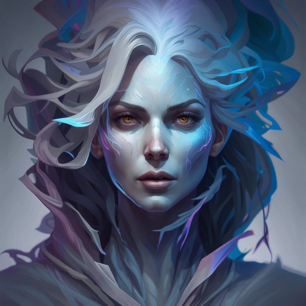 Spectre Lady - AI Generated Artwork - NightCafe Creator