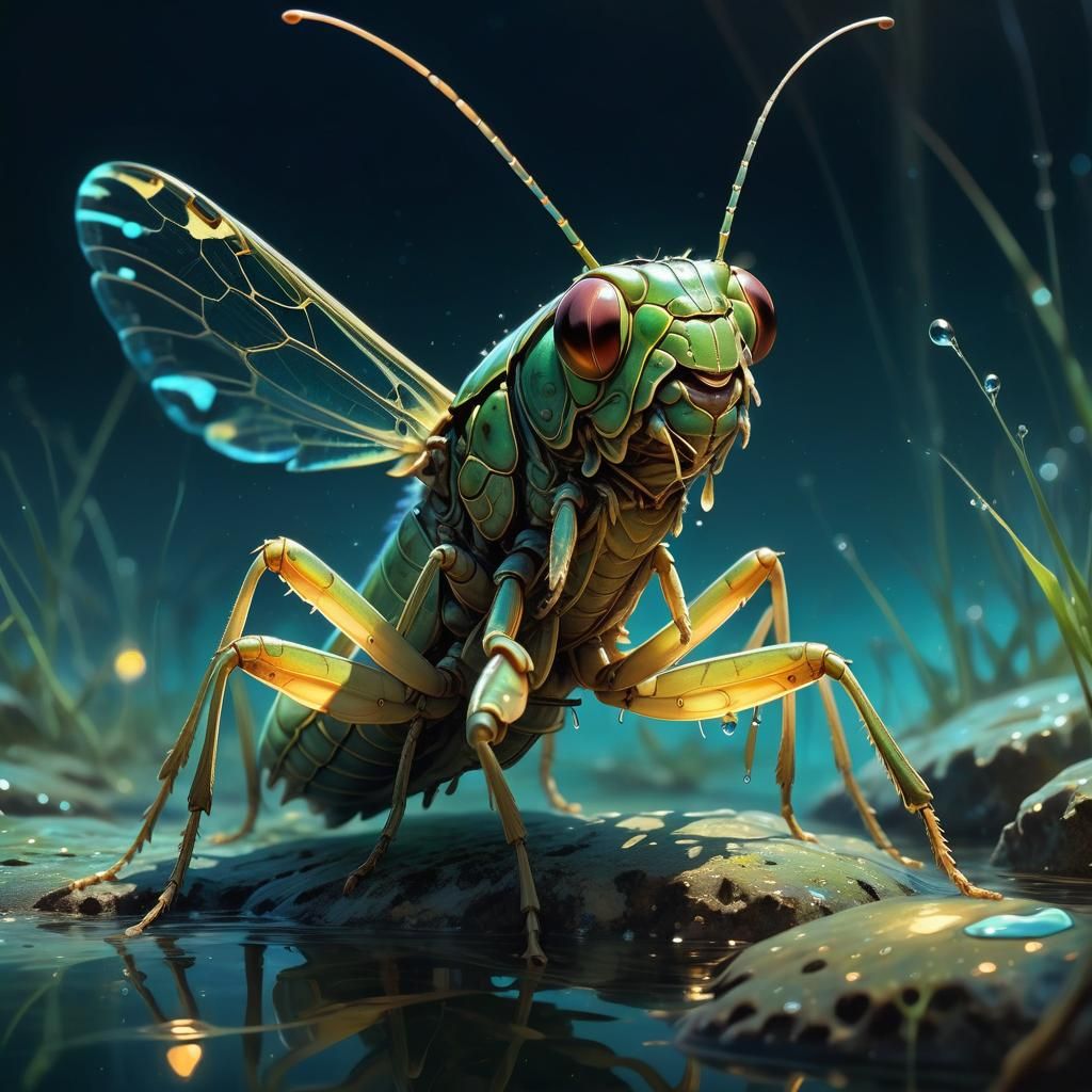 cute locust - AI Generated Artwork - NightCafe Creator