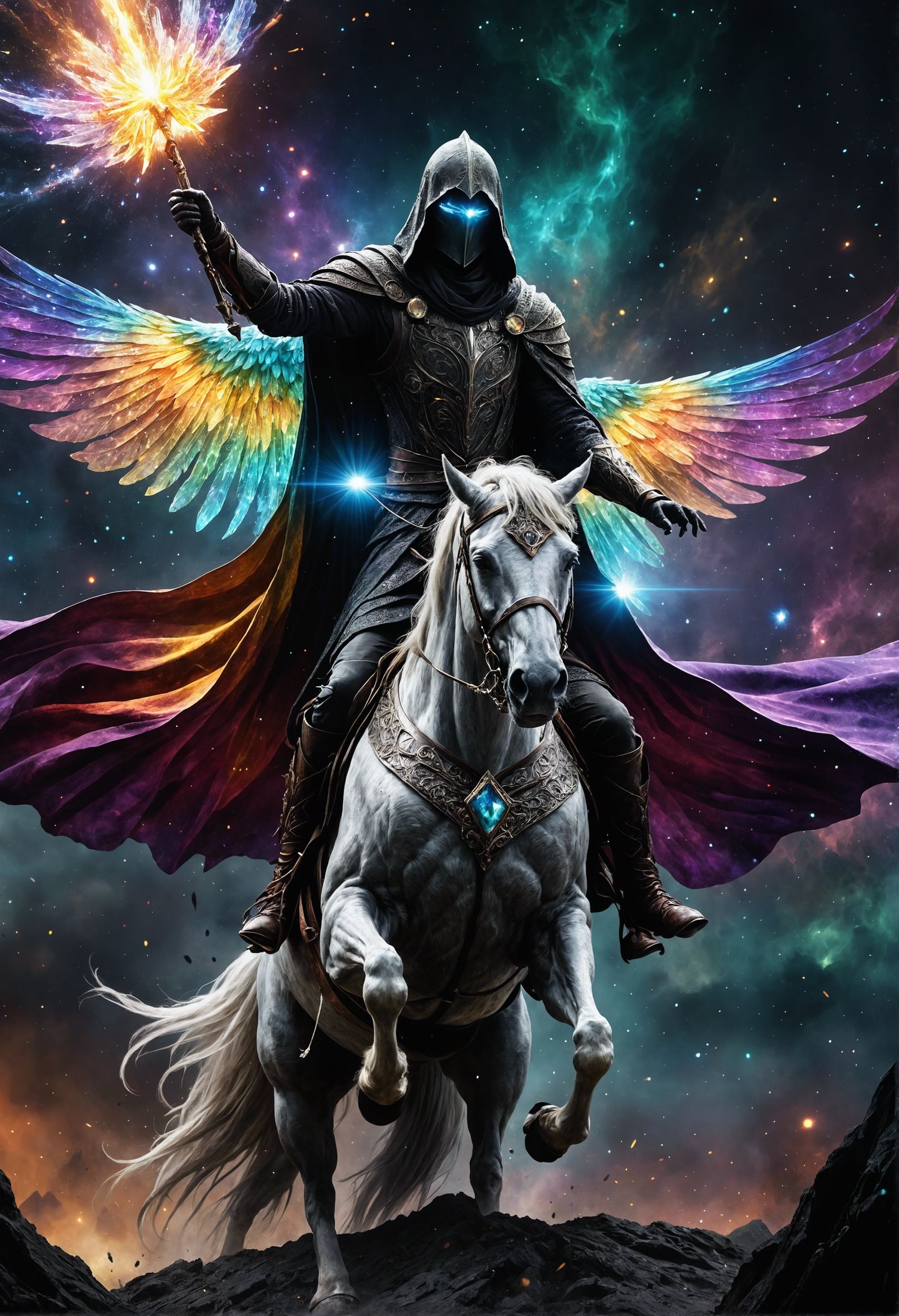 The Dream Wizard Rider - AI Generated Artwork - NightCafe Creator