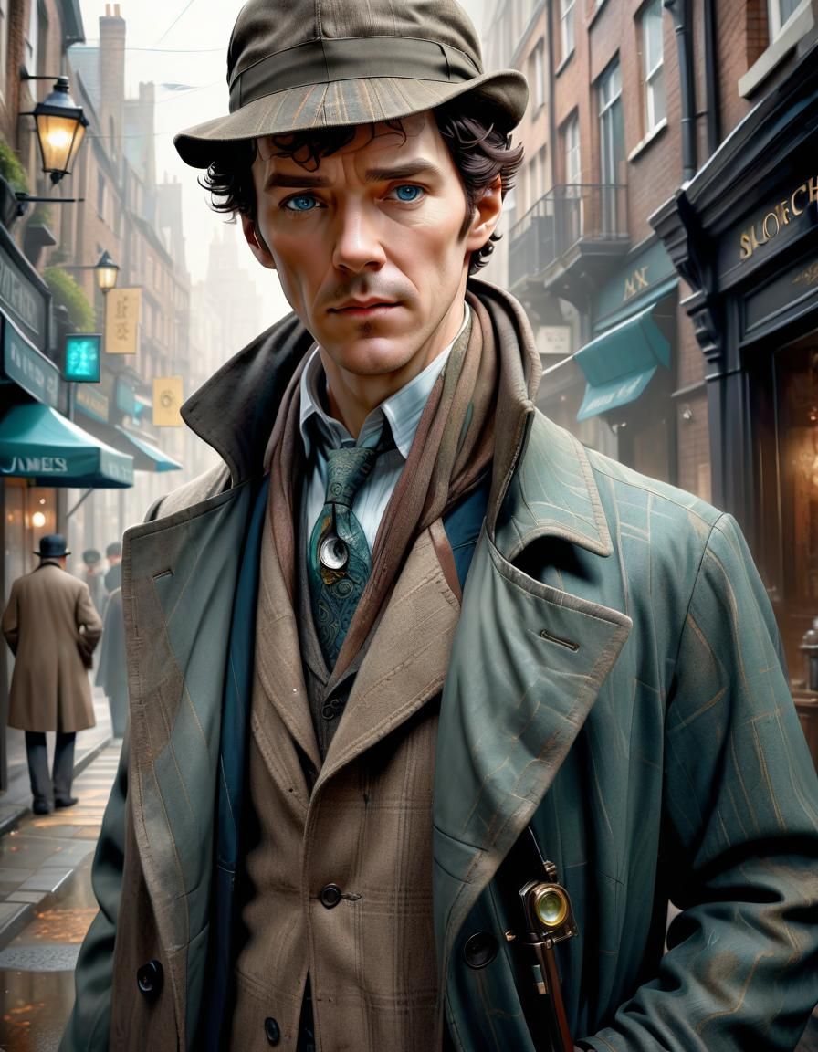 Sherlock Holmes - AI Generated Artwork - NightCafe Creator
