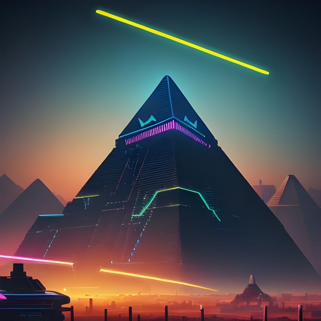 Great Pyramids - AI Generated Artwork - NightCafe Creator