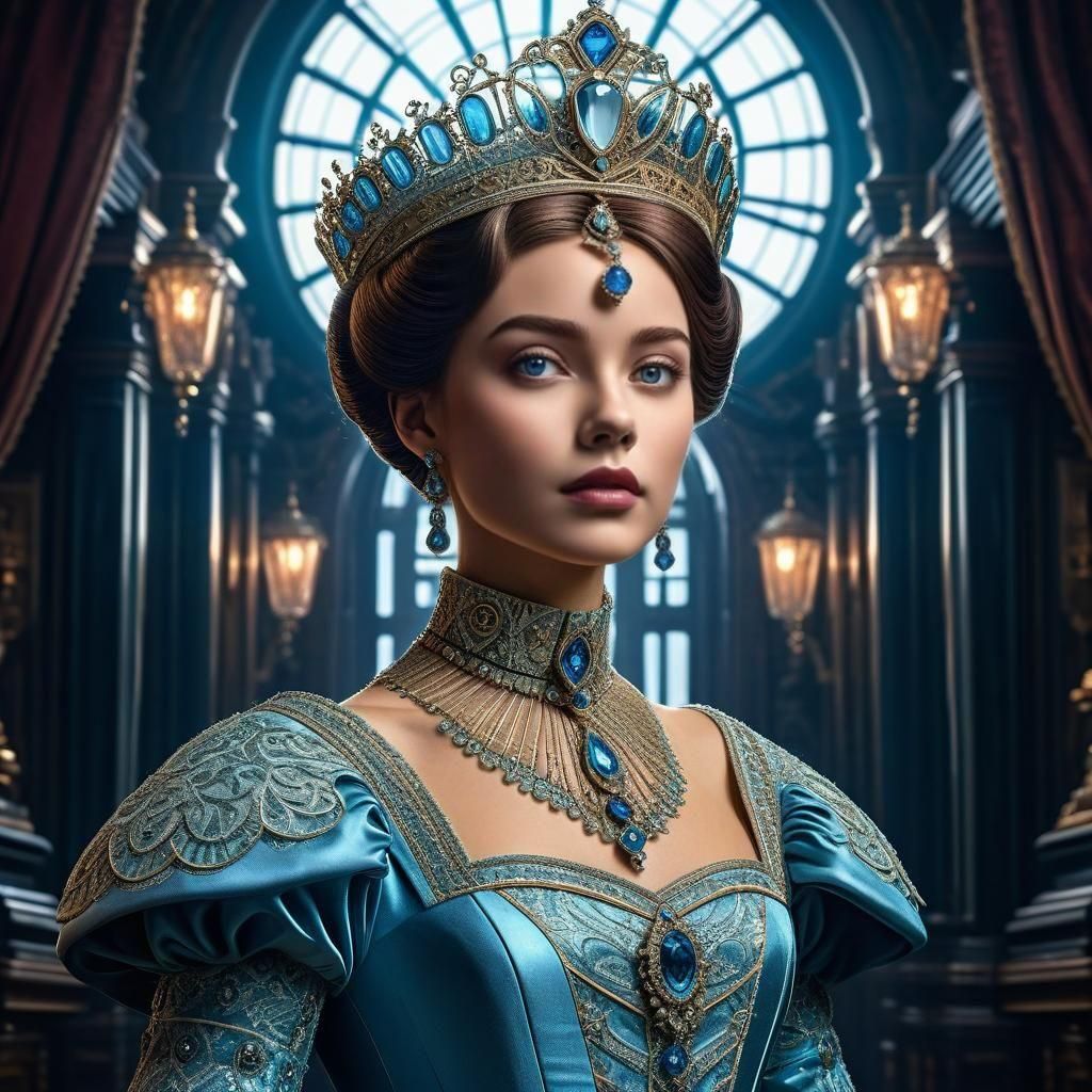 Aetherpunk Princess - AI Generated Artwork - NightCafe Creator